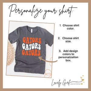 Gators Retro Shirt, Gators Football Shirt, Gator Shirt, College ...