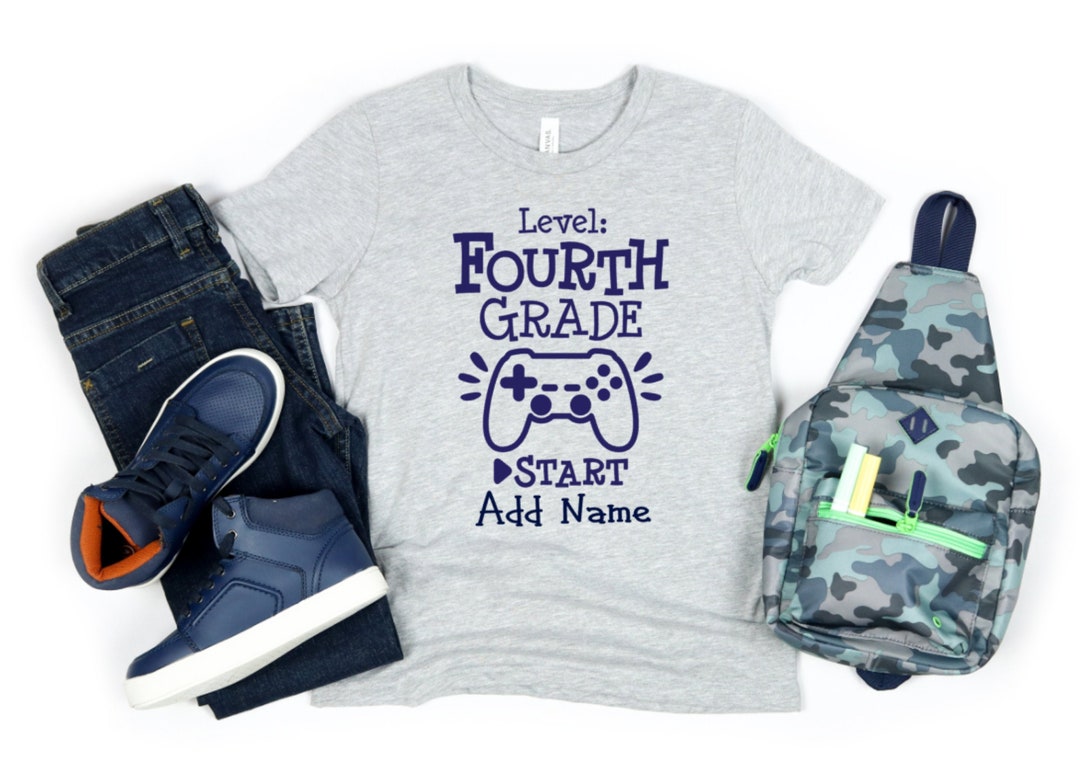 Level Fourth Grade Boys Fourth Grade Shirt Fourth Grade - Etsy.de