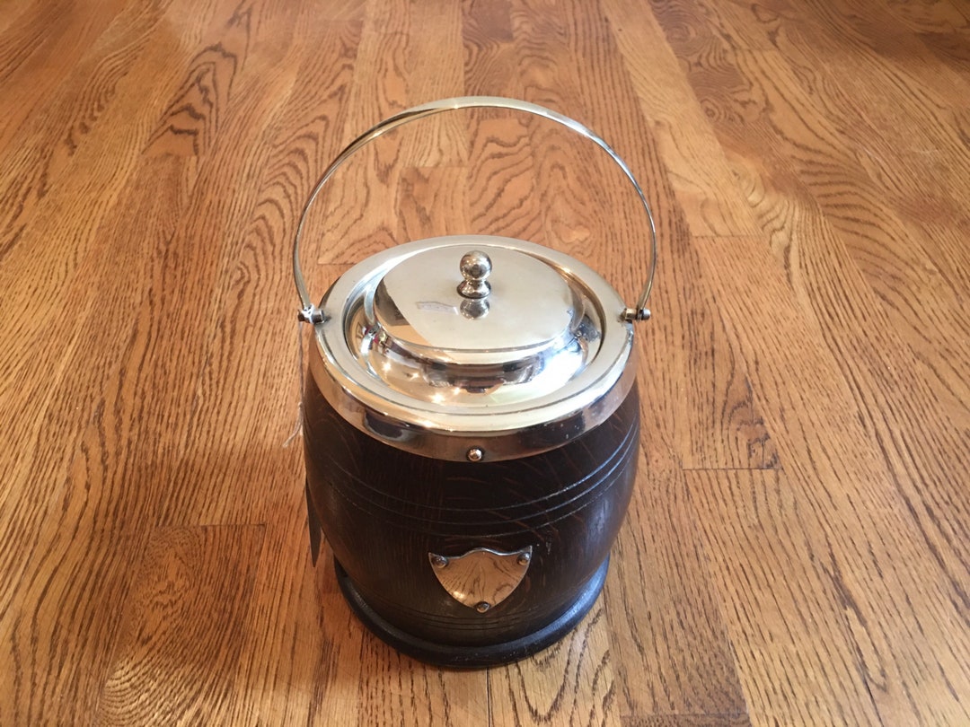 Antique Biscuit Barrel - Etsy
