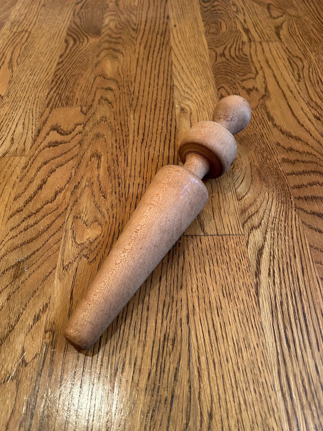 Vintage Carved Wood Mandrel/pestle - Etsy