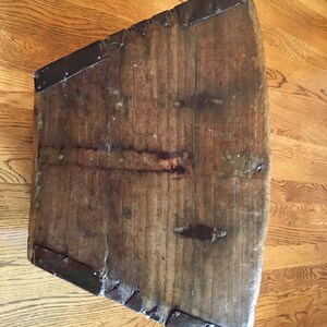 Antique Chinese Wooden Rice Basket Bucket Box With Iron Hardware - Etsy