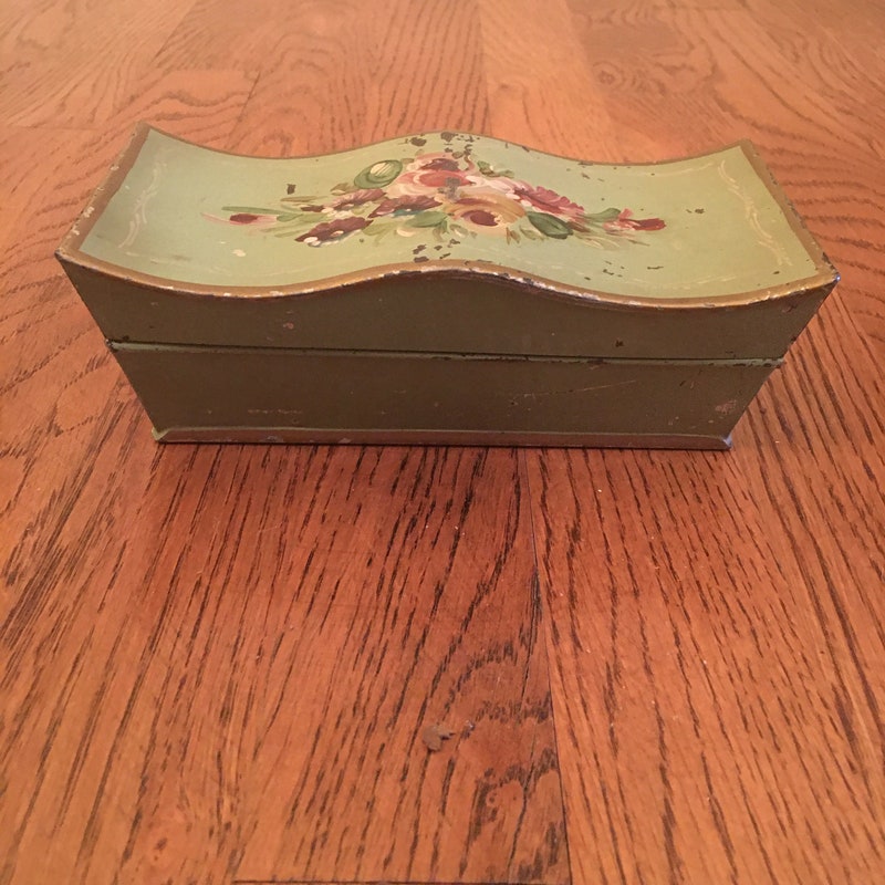 Toleware Lidded Box - Etsy