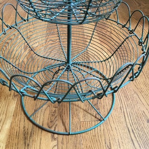 French Three Tiered Wire Basket - Etsy