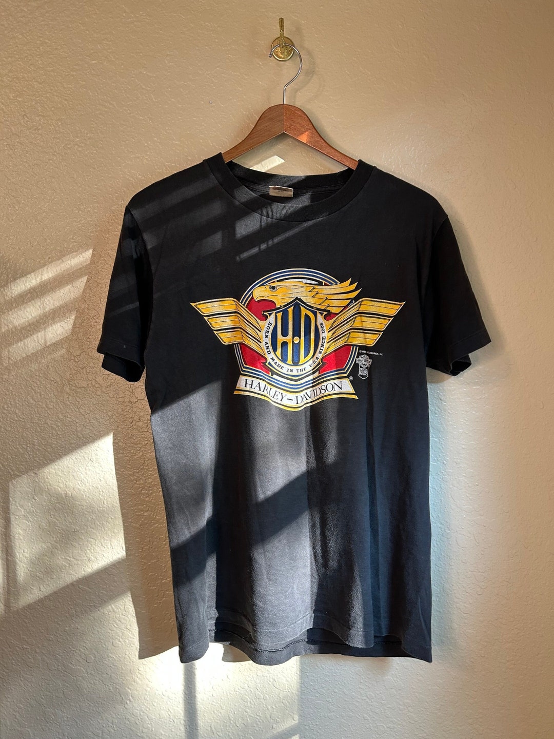 Vintage Harley Davidson Laidlaws Rosemead, CA T Shirt 1986/ Vintage T-shirt/vintage Harley - Etsy