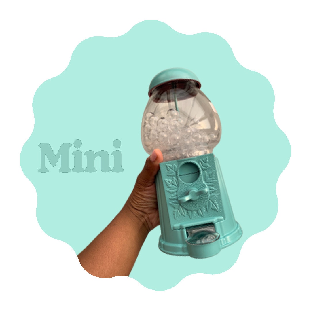 Gumball Machine, Bubble Tint Mint, Bubblegum Machine, Functional Metal ...