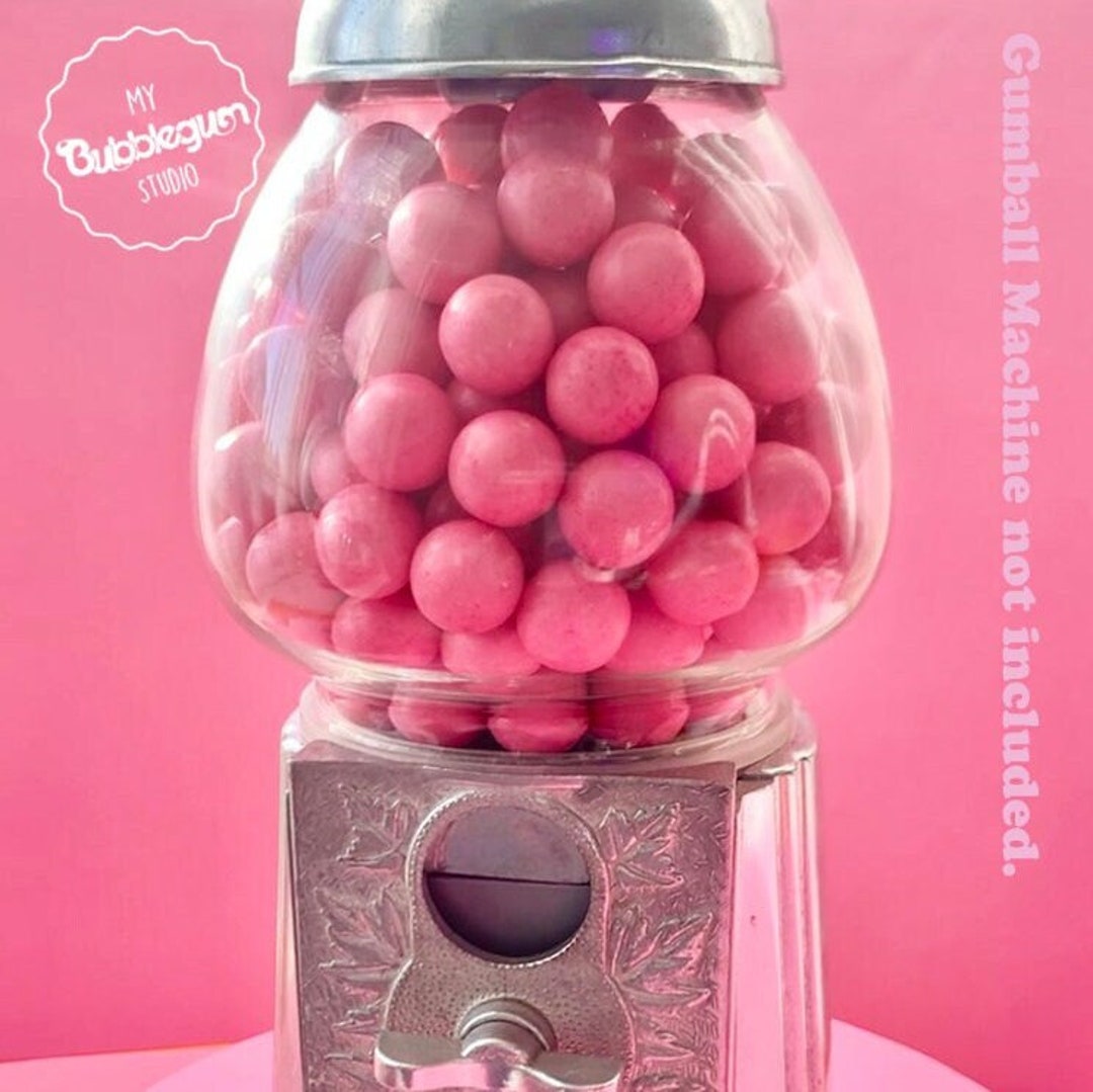 Pink Gumballs Pink Bubblegum Gumballs Bubblegum QTY 50 Pink, Blue ...