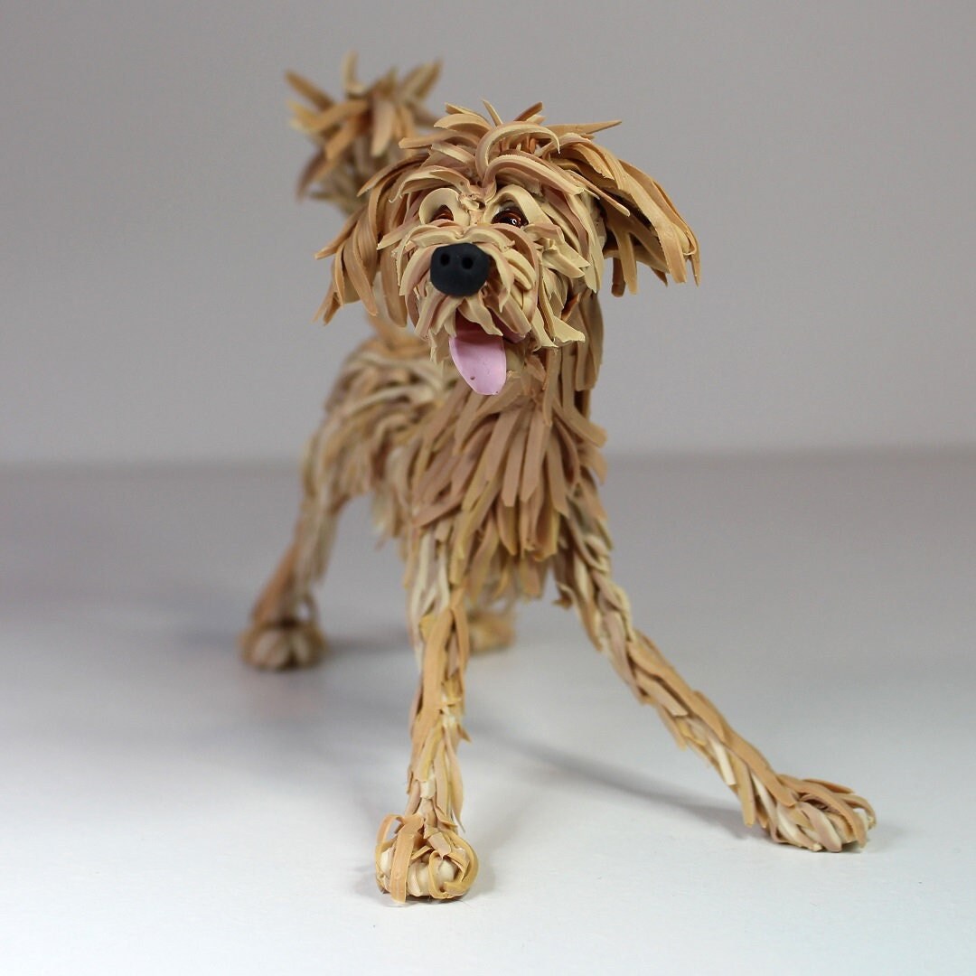 Mini-mutt Series Shaggy Dog, Lurcher Type - Etsy