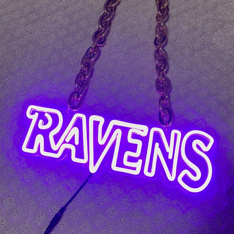 Baltimore Ravens Turnover Chain Neon Game Day Team Fan Chain Necklace ...