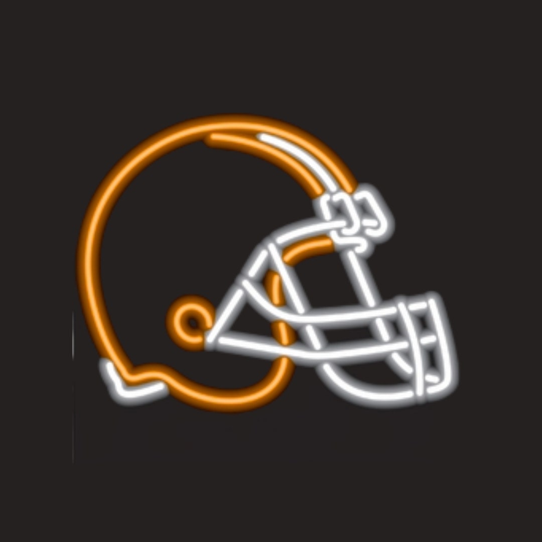 Cleveland Browns Neon Sign, Football Sport Sign, NFL Neon Sign, Man ...