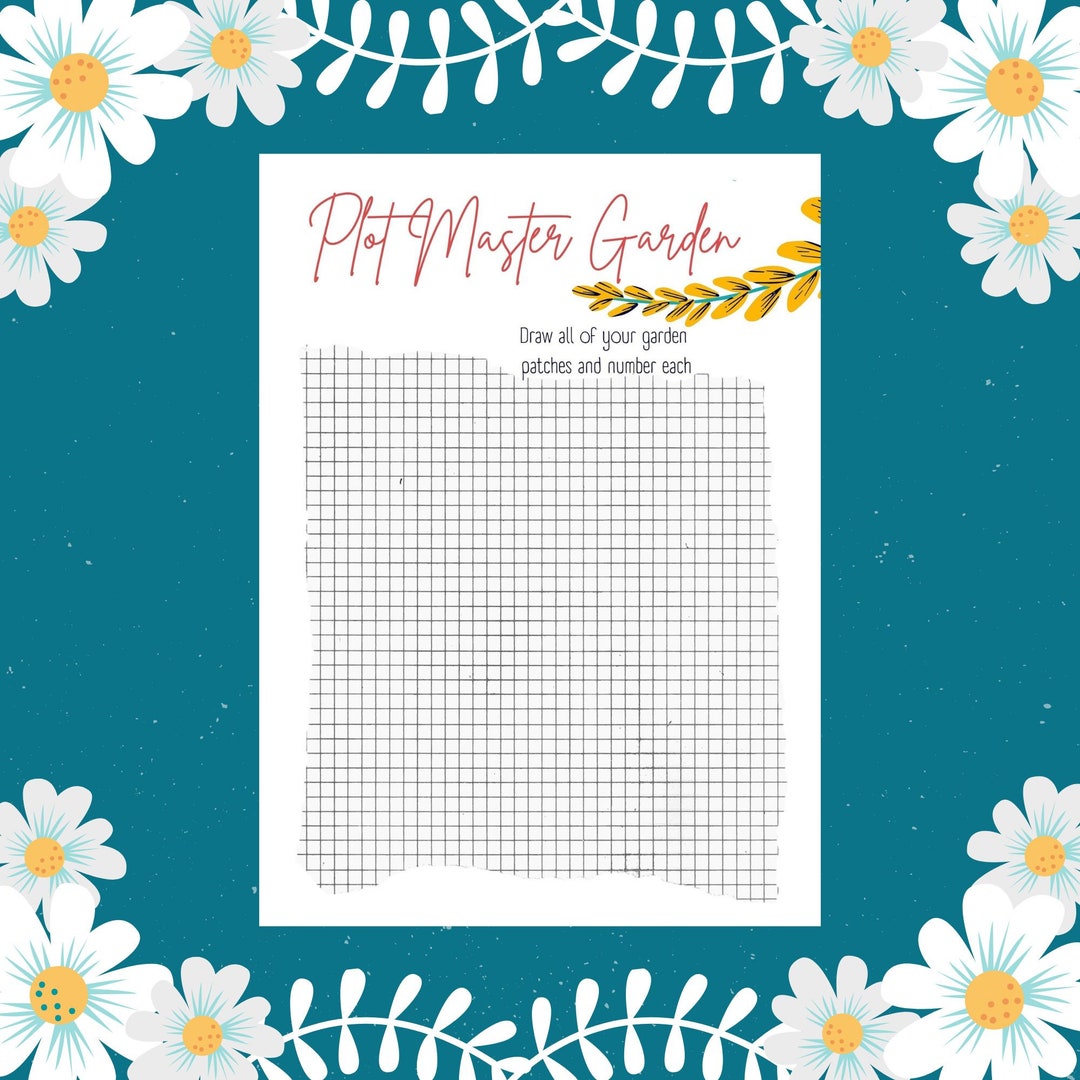 Garden Plotter - Garden Journal - Garden Planner - Butterfly Garden ...