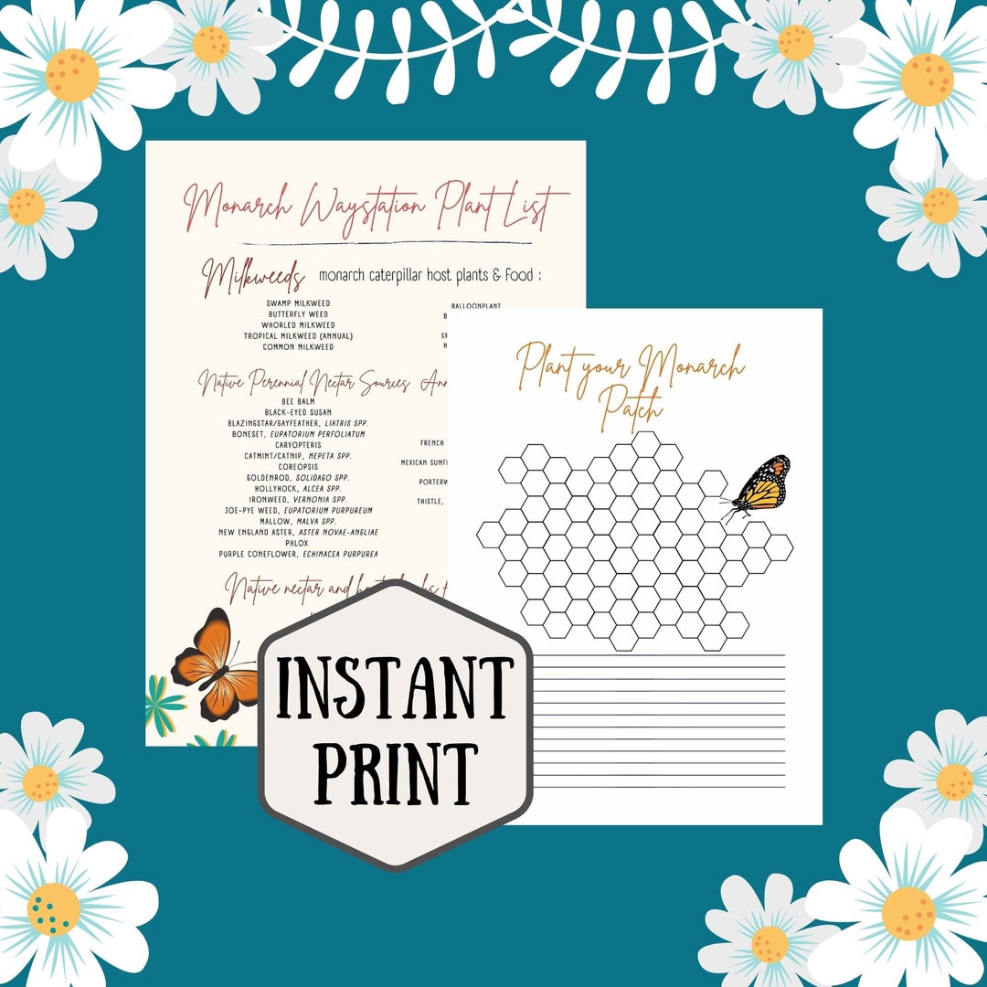 Monarch Pollinator Garden - Pollinator Garden Plant List - Monarch ...