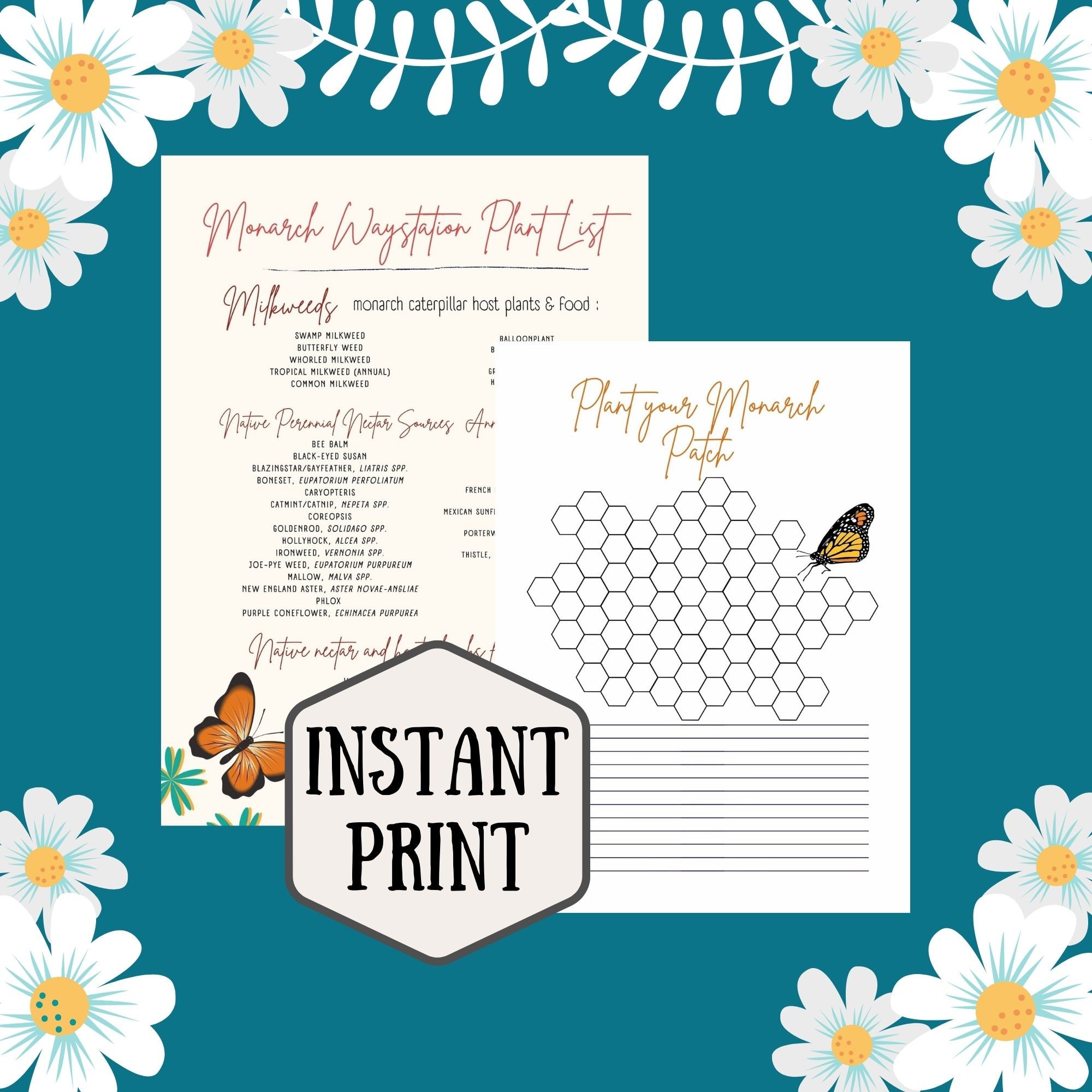 Monarch Pollinator Garden - Pollinator Garden Plant List - Monarch ...