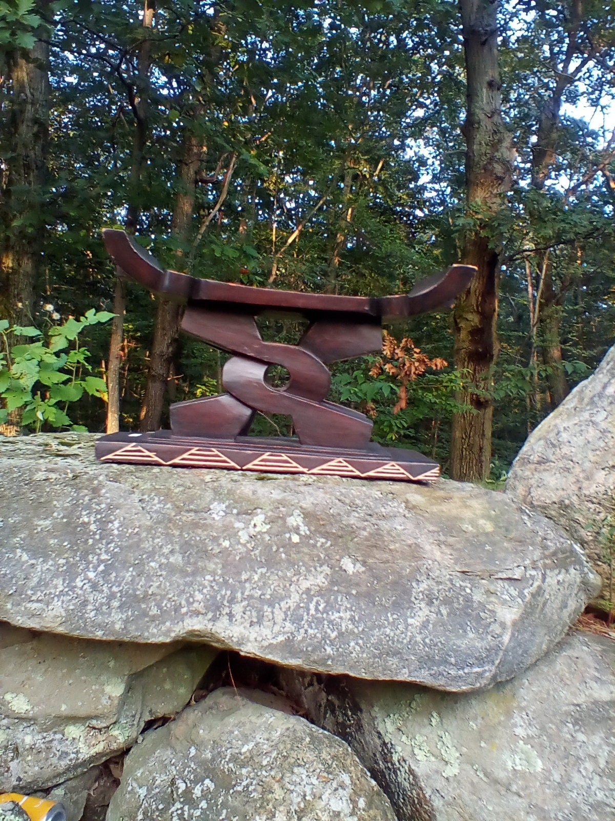 Ashanti Wisdom Knot Stool - Etsy