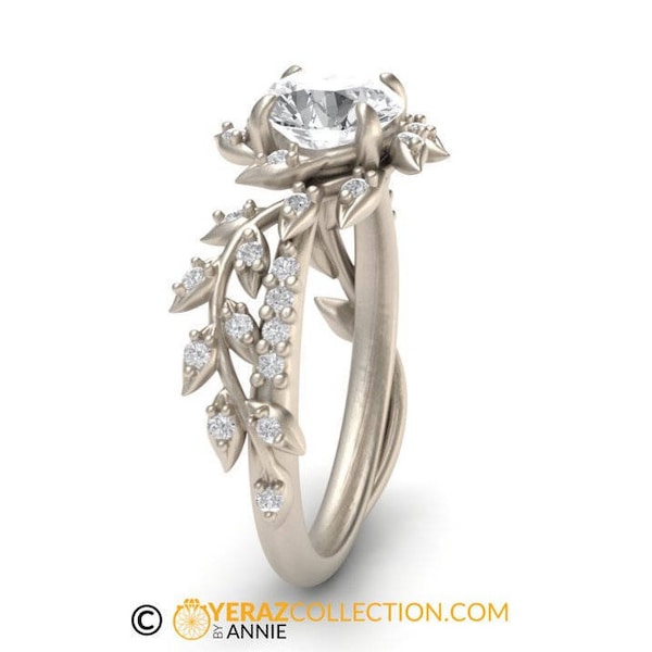 Nature Inspired Engagement Rings - Etsy