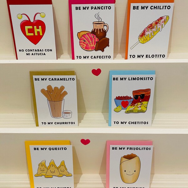 Mini Valentine Cards - Etsy