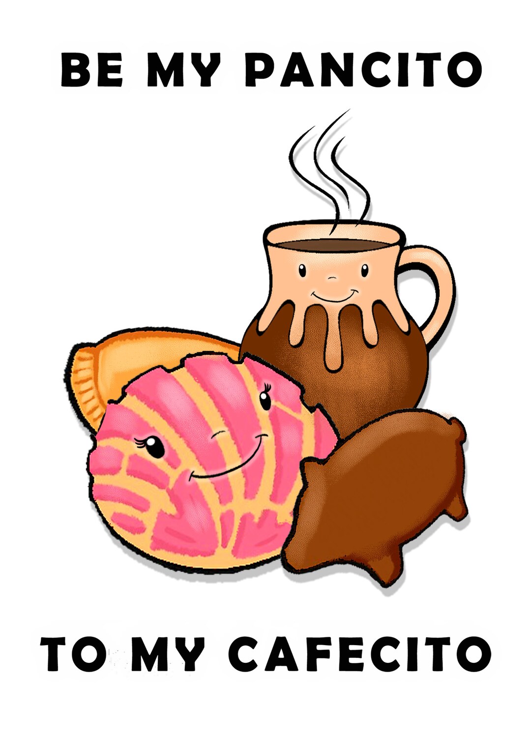 Be My Pancito Valentine's Card - Etsy