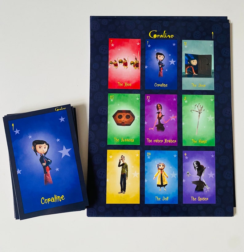 Coraline Bingo Set - Etsy