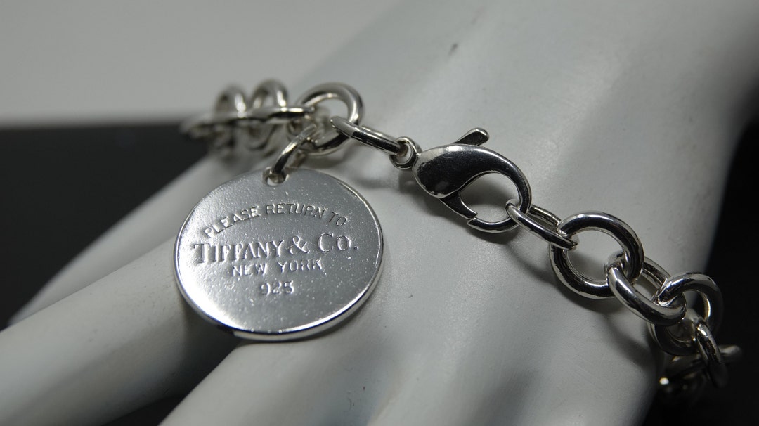 7 1/2 Tiffany & Co Vintage return to Tiffany Sterling Bracelet - Etsy