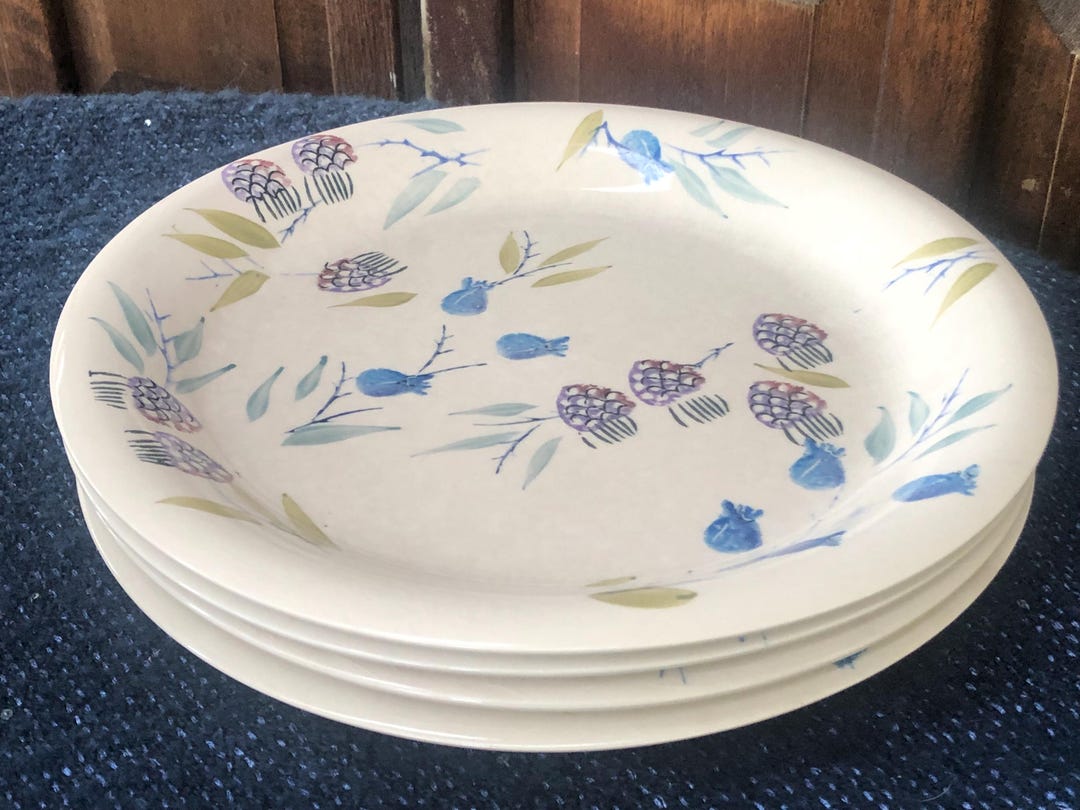 1950s Artist's Touch Summer Splendor Dinner Plates (set of 4) VGC - Etsy