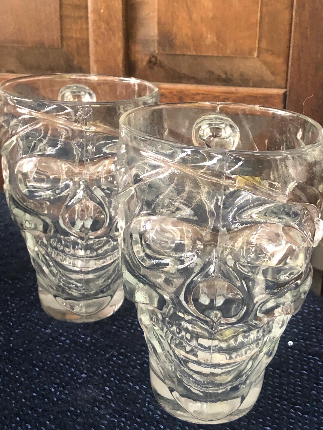 Luminarc Pirate Skull Glass Mug (set of 2) - Halloween Decor - Etsy