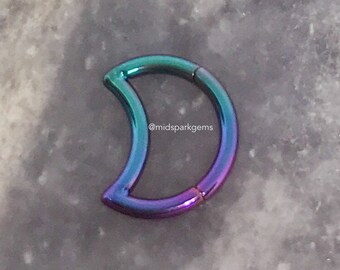 Titanium Daith Ring - Etsy