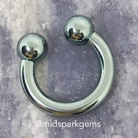 Natural Black Onyx Septum Tusk, Tribal Septum, Septum Pincher Jewelry ...