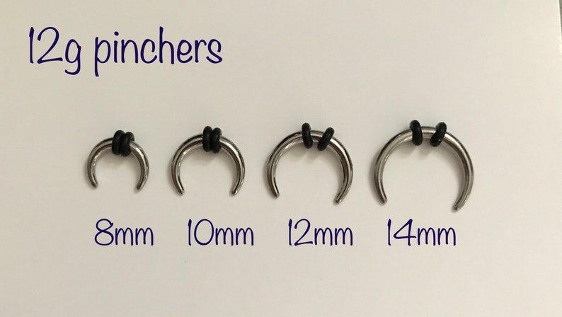 Solid Titanium Pinchers ASTM F136 Grade Available in 10g - Etsy