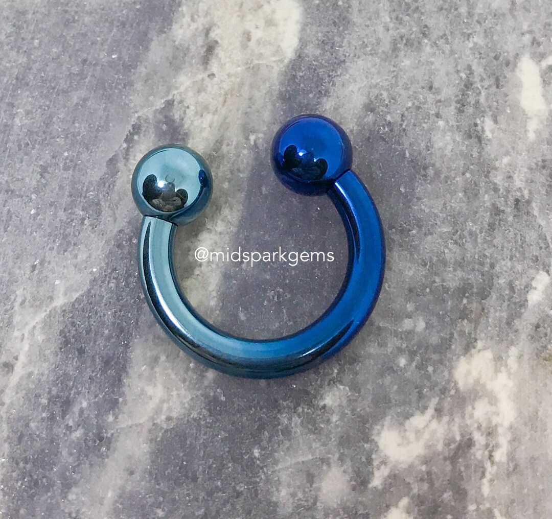 ARCTIC BLUE (4G, 6G, 7G, 8G, 10G, 12G) - Bigger Gauge Horseshoe ...