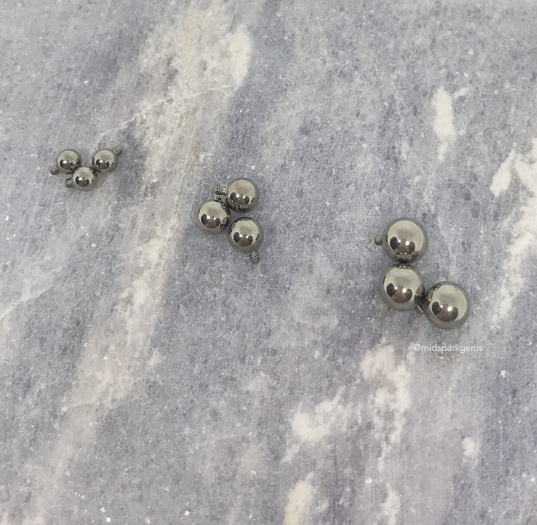 Single Replacement Ball, Solid Titanium Internally Threaded ASTM F136 ...