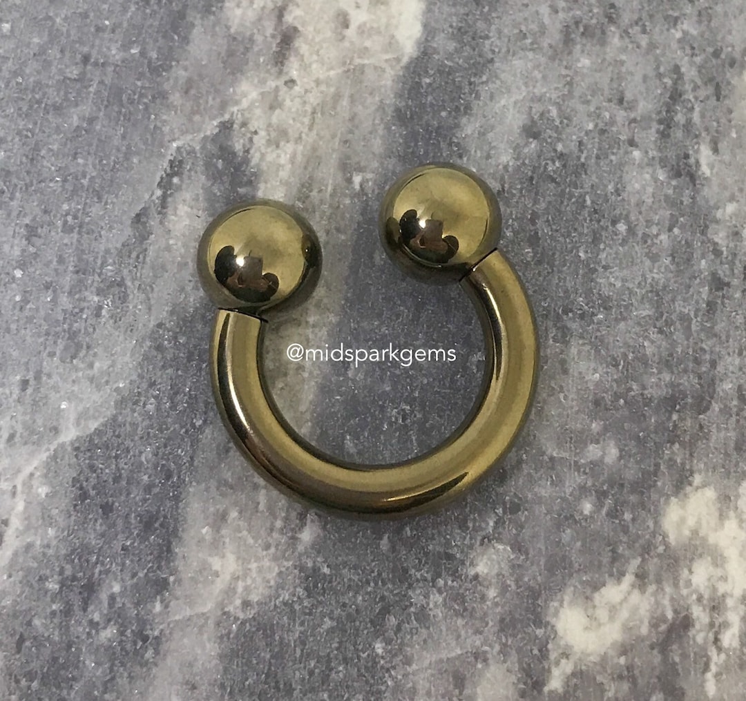 BRONZE (4G, 6G, 7G, 8G, 10G, or 12G) ASTM F136 Titanium Internally ...