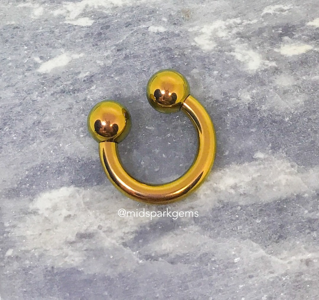 COPPER (4G, 6G, 7G, 8G, 10G, or 12G) Anodized ASTM F136 Titanium ...