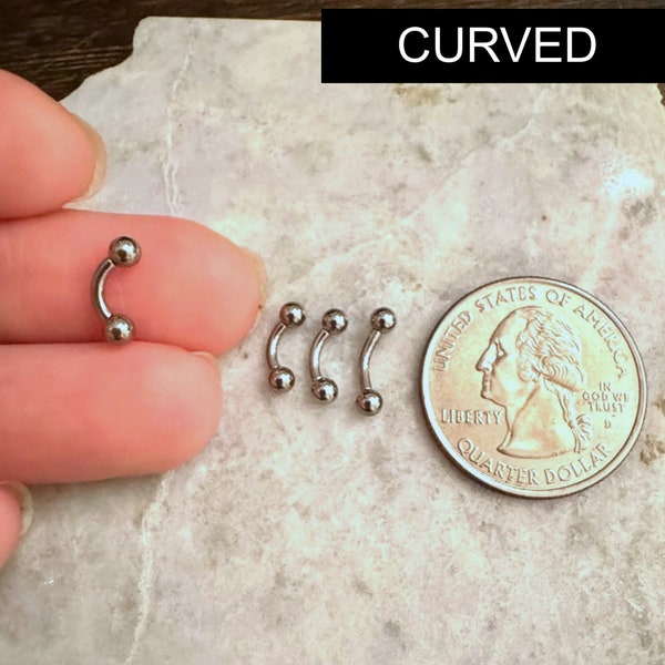Vertical Labret Jewelry - Etsy
