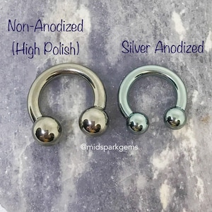 Extra Small Very Tiny Short Titanium Curved Barbell - Internally ...