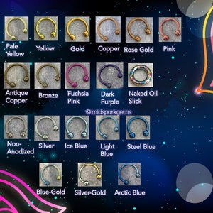 4G 5.0mm or 6g 4.0mm ASTM F136 Titanium Spring-loaded Captive Bead Ring With Spring Action ...