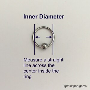 4G 5.0mm or 6g 4.0mm ASTM F136 Titanium Spring-loaded Captive Bead Ring ...