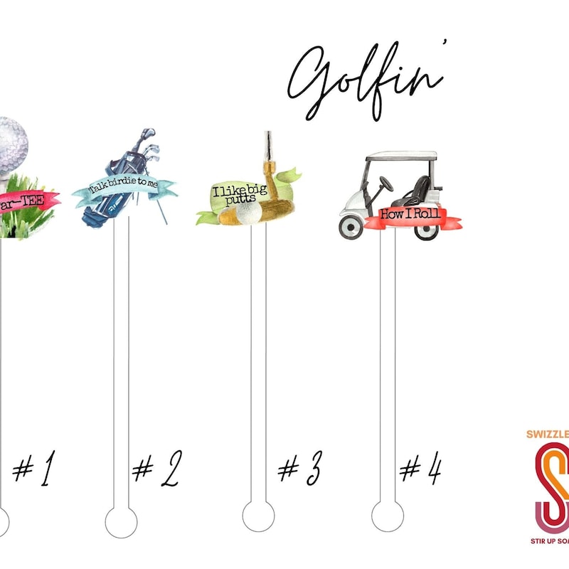 Golf Club Stirrers - Etsy