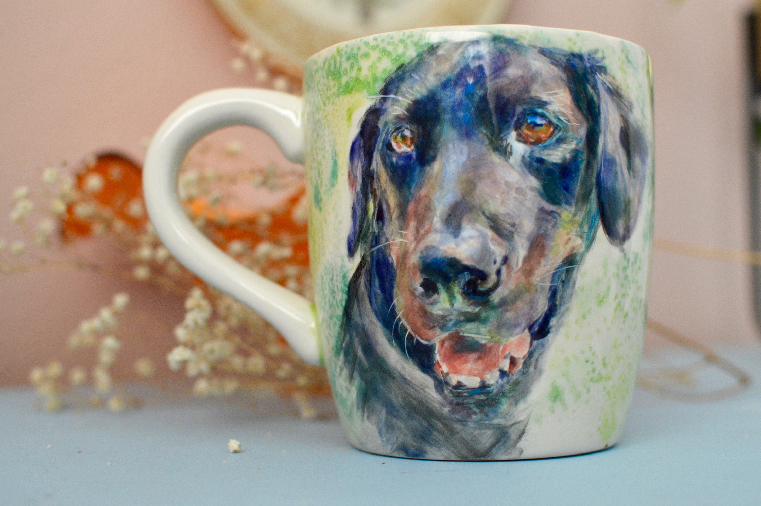 Custom Ceramic Pet Portrait Ceramic Art Pet Loss Gift Pet - Etsy