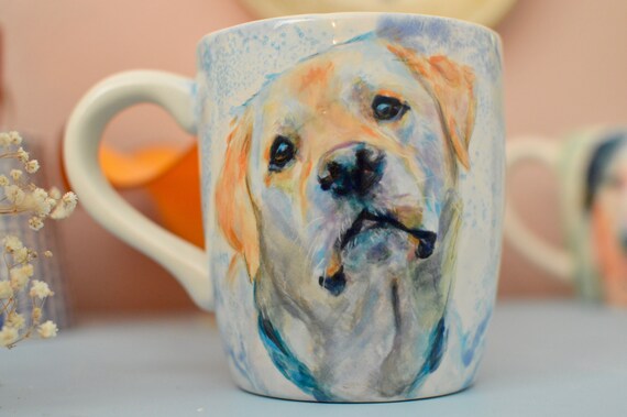 Custom Ceramic Pet Portrait Ceramic Art Pet Loss Gift Pet | Etsy