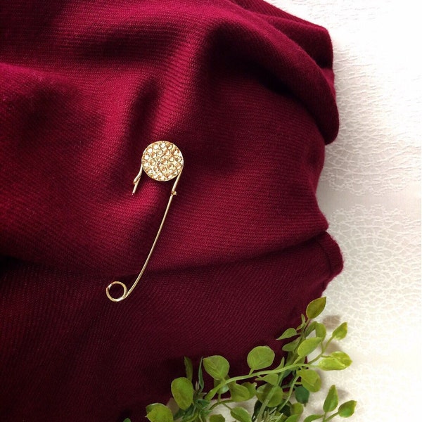 Silver Scarf Pin - Etsy