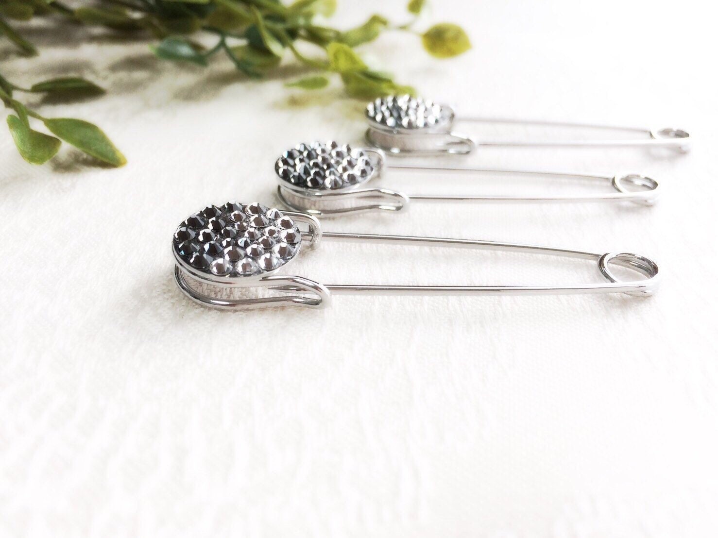 Scarf Pin With Swarovski Crystals #2 - Etsy