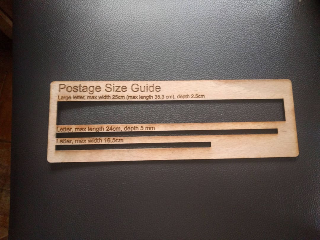Royal Mail Postage Size Checker Letter Measure - Etsy