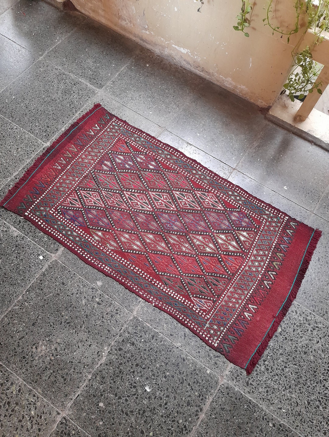 Bed Side Small Rug,small Rug, FREE SHIPPING 1.6x3.2ft Oushak Rug,mat ...