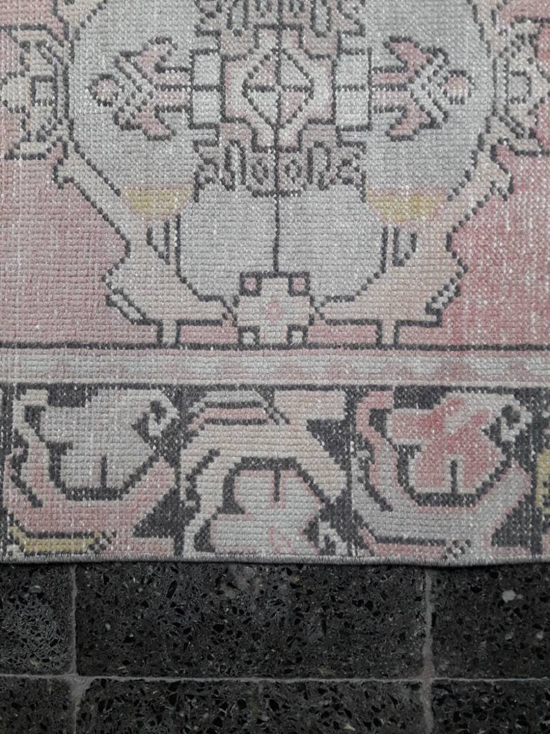 Distressed Runner RugKitchen Runner Rug2.6x10.2 ft Vintage | Etsy