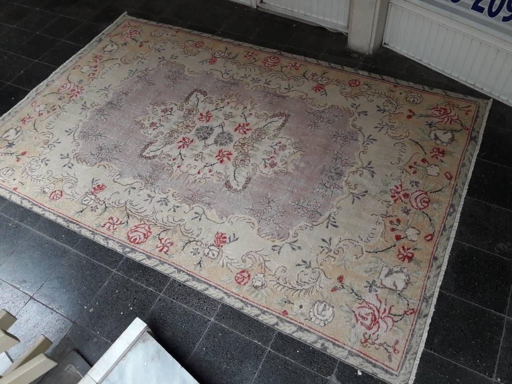 Large Turkish RugLarge Rug6.3x9.7ftFREE SHIPPINGLarge | Etsy