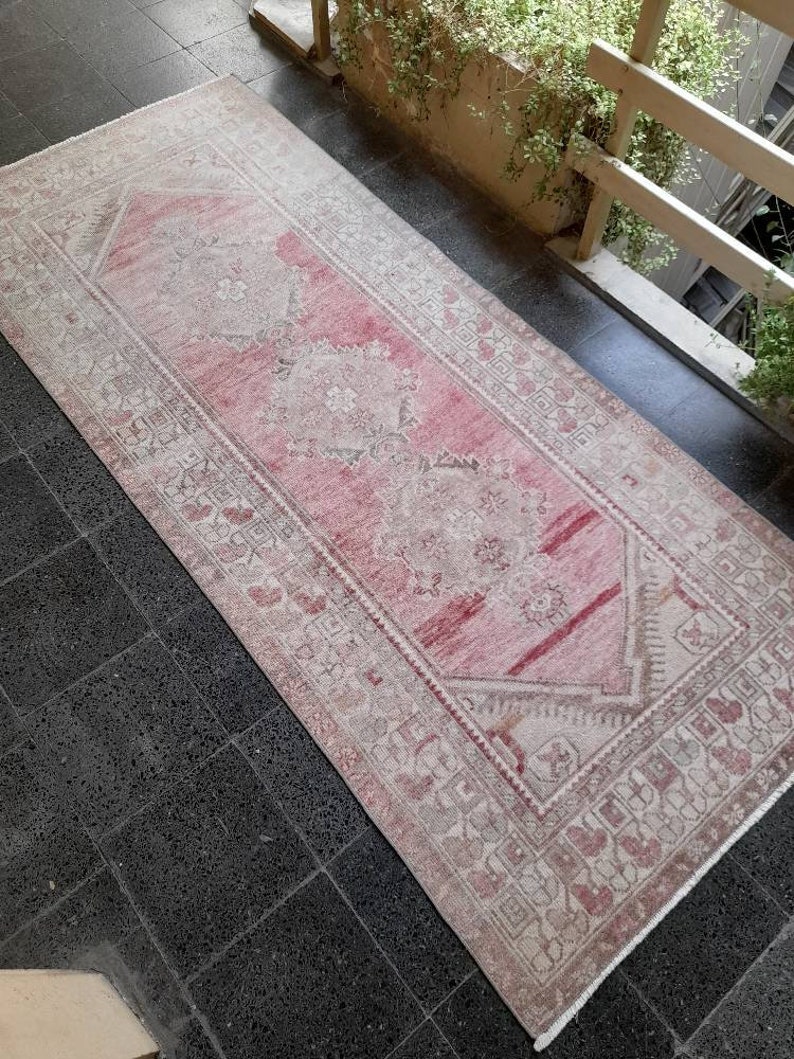 Large Runner Rug Oushak Runner Rugs 3.7x8.7 Ft FREE SHIPPING - Etsy