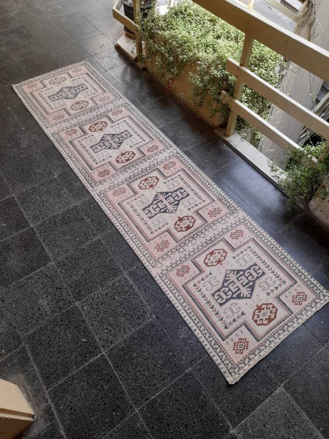 Narrow Runner Rug,handmade Runner Rug,free SHIPPING 2.7x9.4ft Rug ...