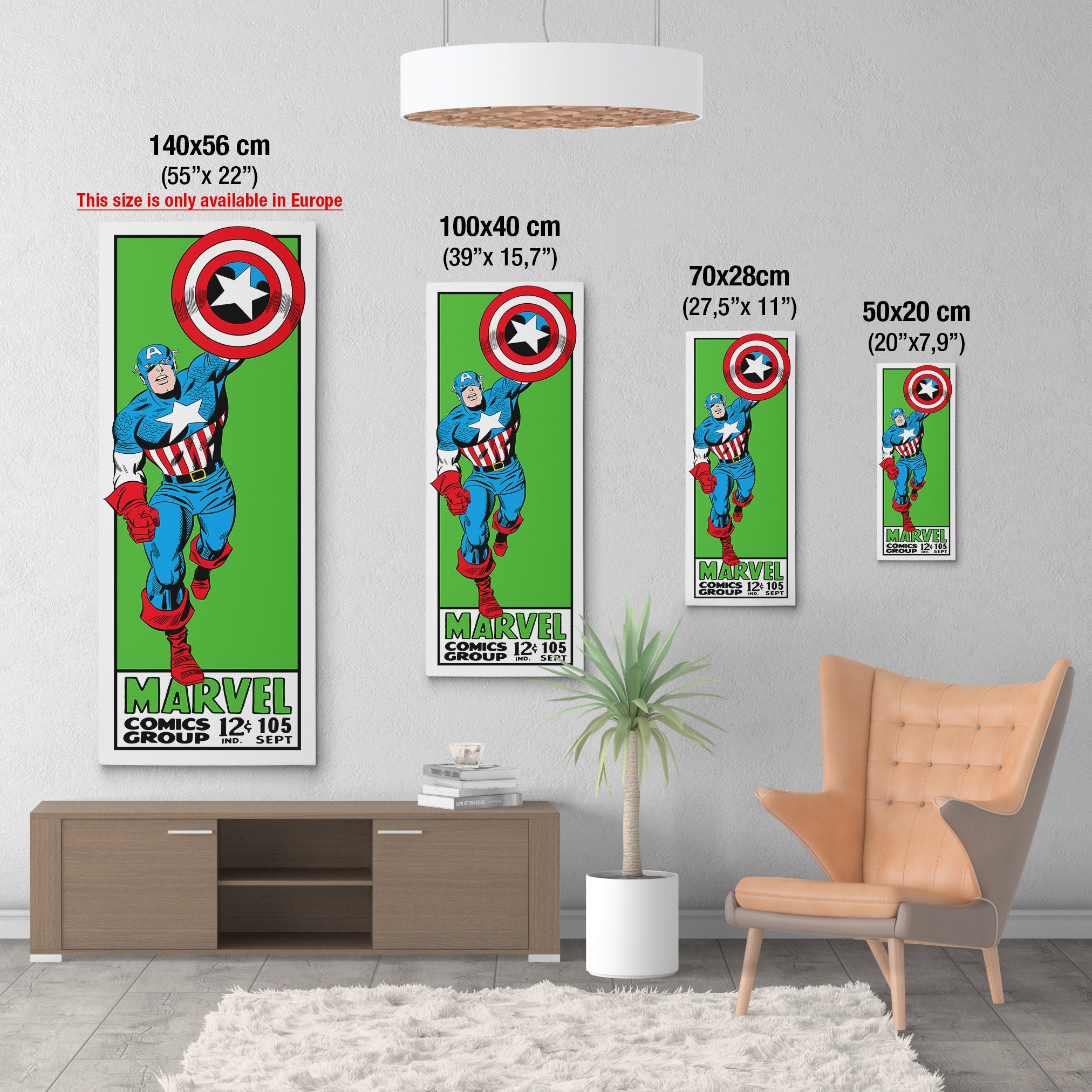 Captain America by Jack Kirby Marvel Corner Box Art the | Etsy