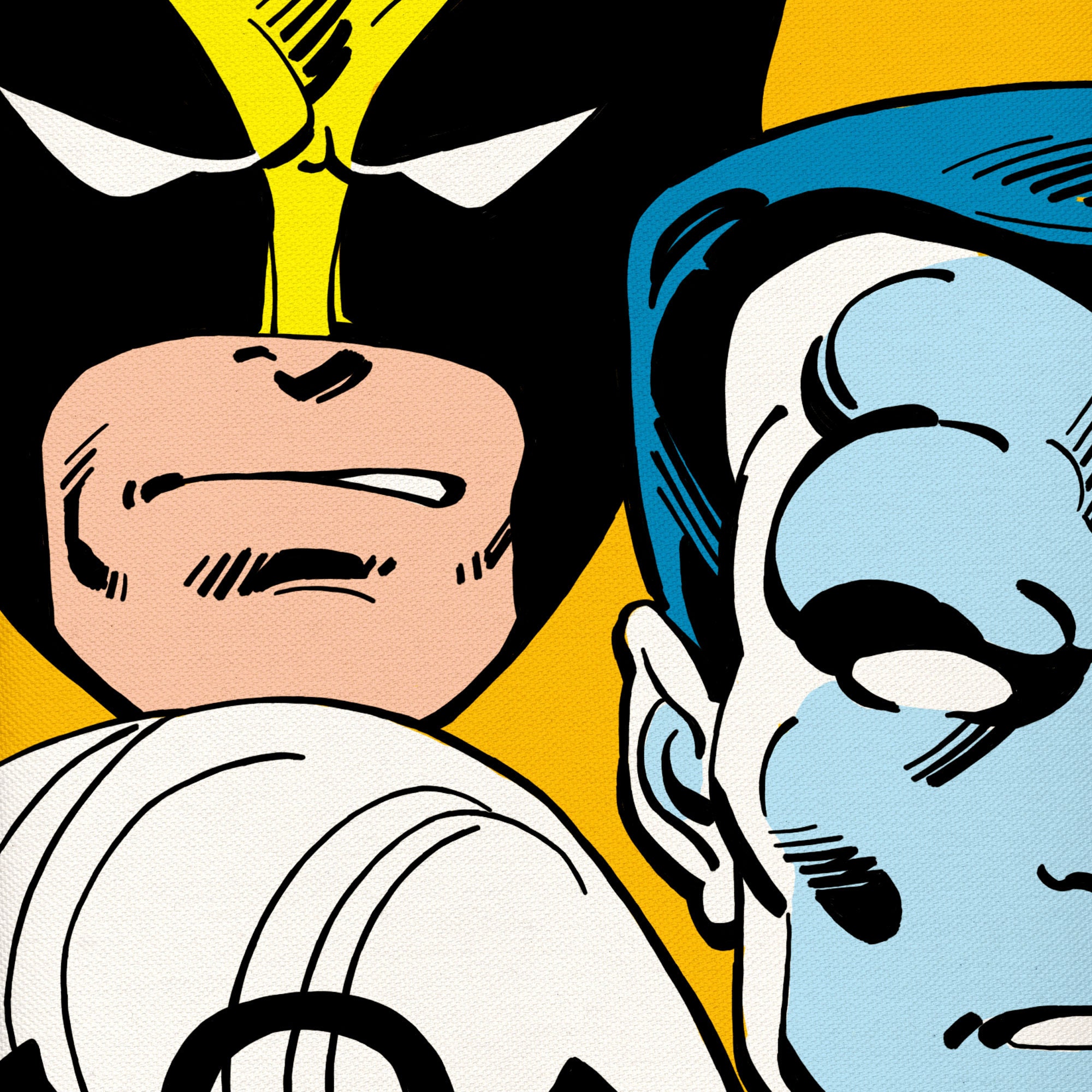 Marvel X-Men Vintage Corner Box Comics Fine Art Giclée | Etsy