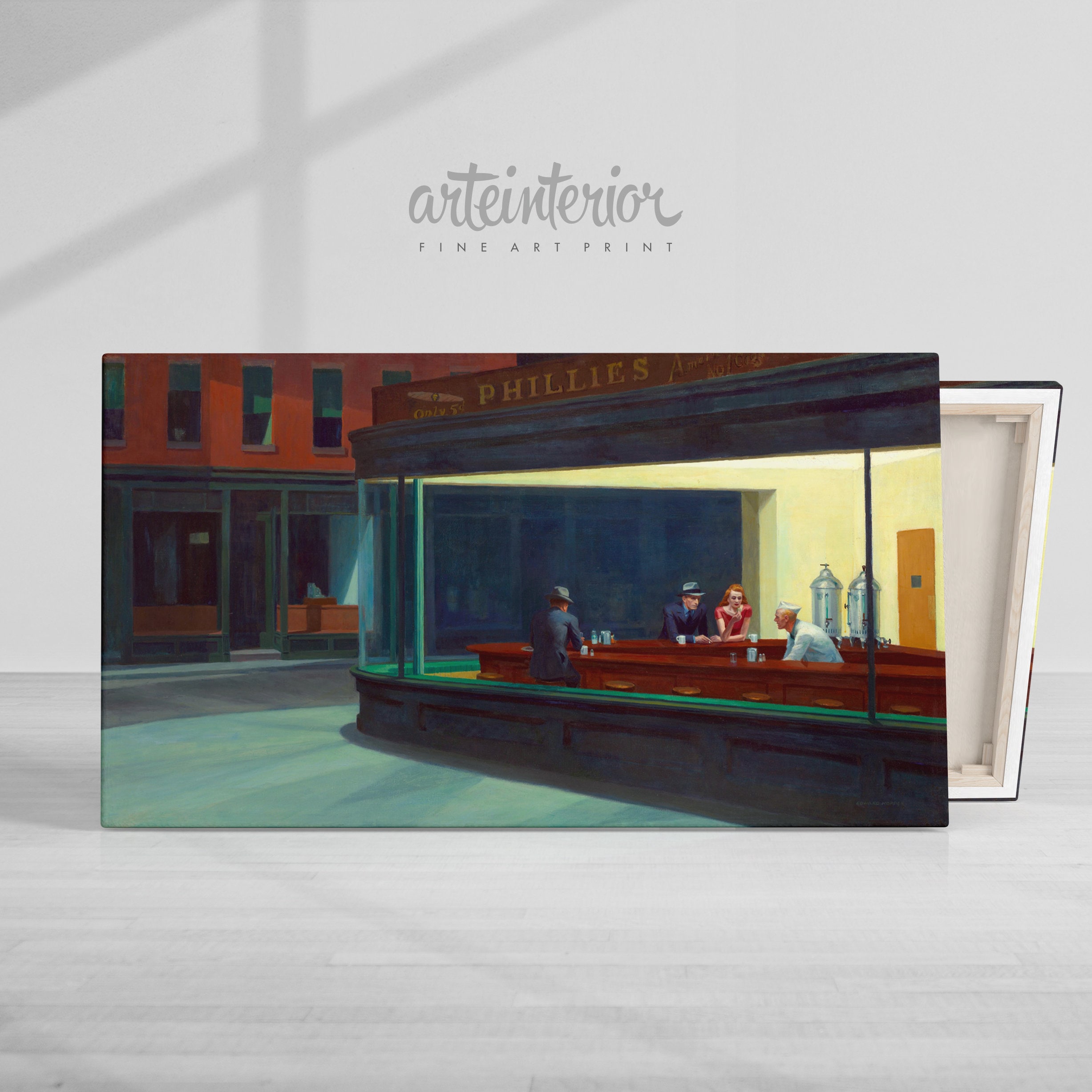 Nighthawks Edward Hopper High Resolution