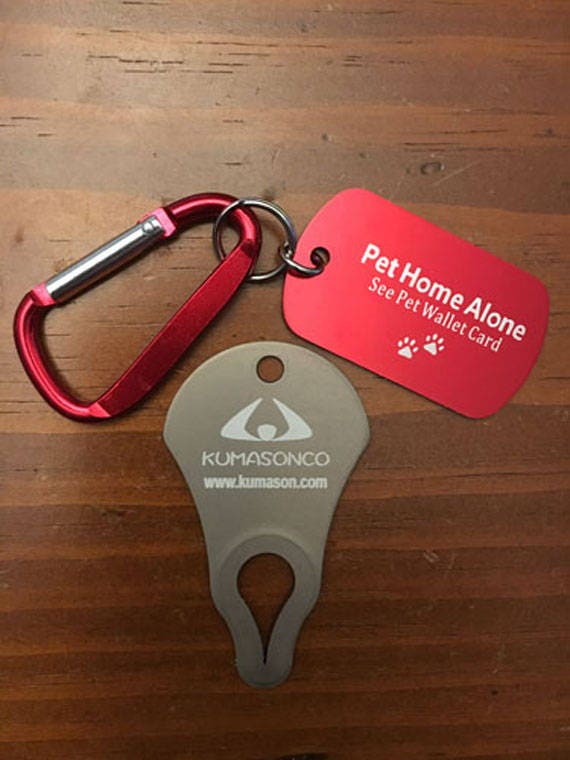 Pet Dog ID Tag and Tick Remover Key With Emergency Wallet Card - Etsy UK